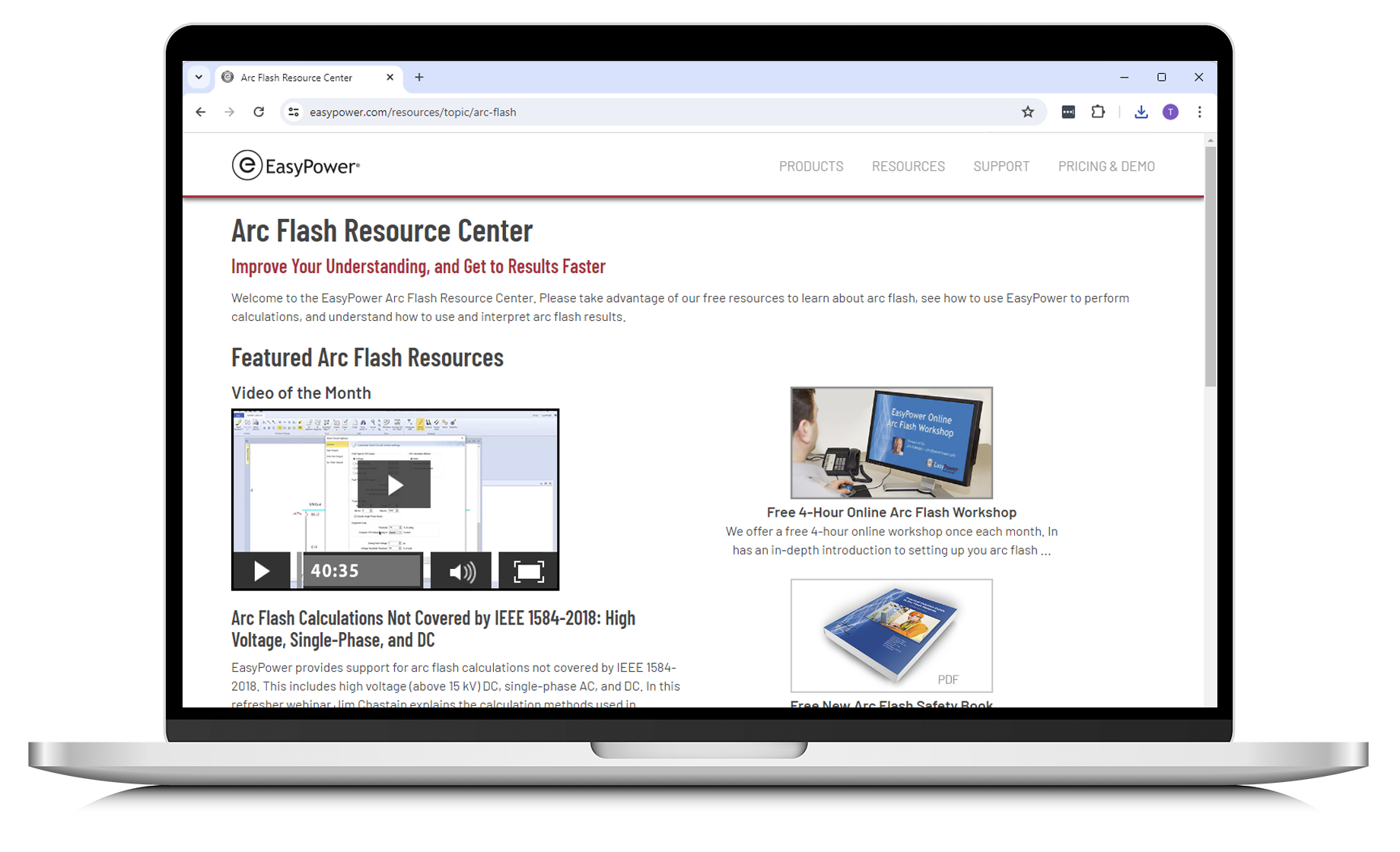 EasyPower Arc Flash Analysis Software EasyPower Arc Flash Analysis Software